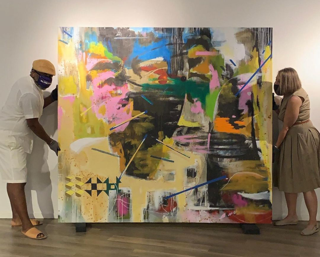 Installing the 4×4 exhibition – Tucson Museum of Art